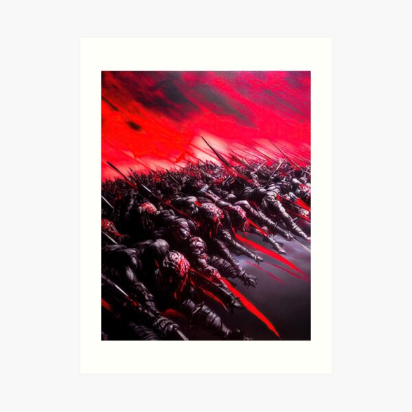 "Dark fantasy battlefield" Art Print for Sale by Shadow-Spectrum ...