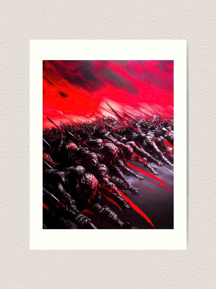 "Dark fantasy battlefield" Art Print for Sale by Shadow-Spectrum ...