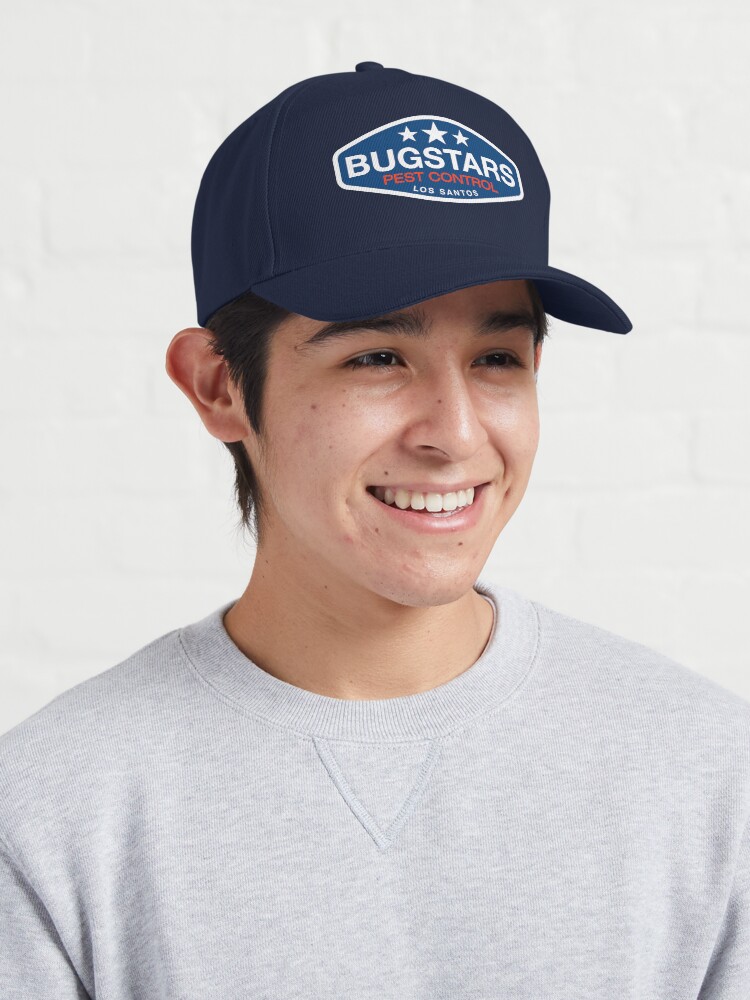 "GTA V - BUGSTARS Pest Control - Blue/Red/White" Cap for Sale by ...