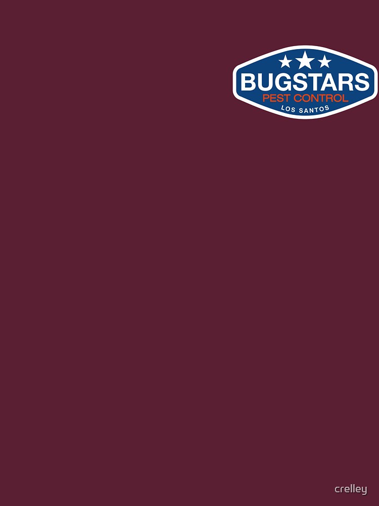 "GTA V - BUGSTARS Pest Control - Blue/Red/White" T-shirt for Sale by ...