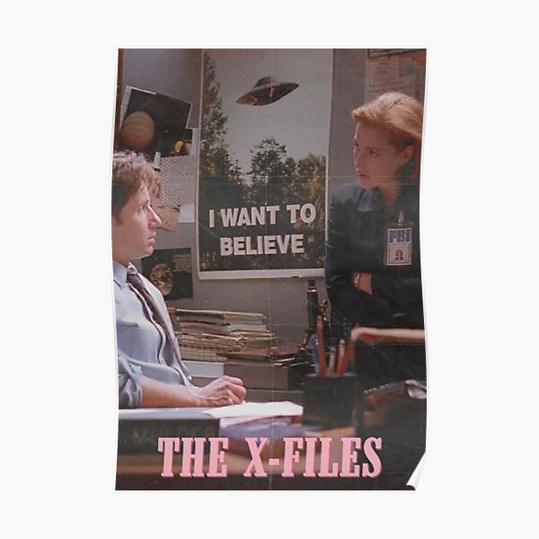 "The X-Files Vintage " Poster for Sale by RetroRain | Redbubble