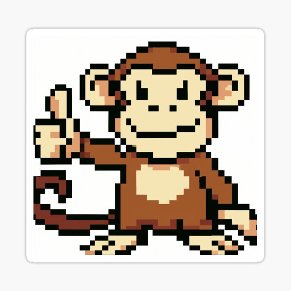 "Devious Monke" Sticker for Sale by HugeGoers | Redbubble