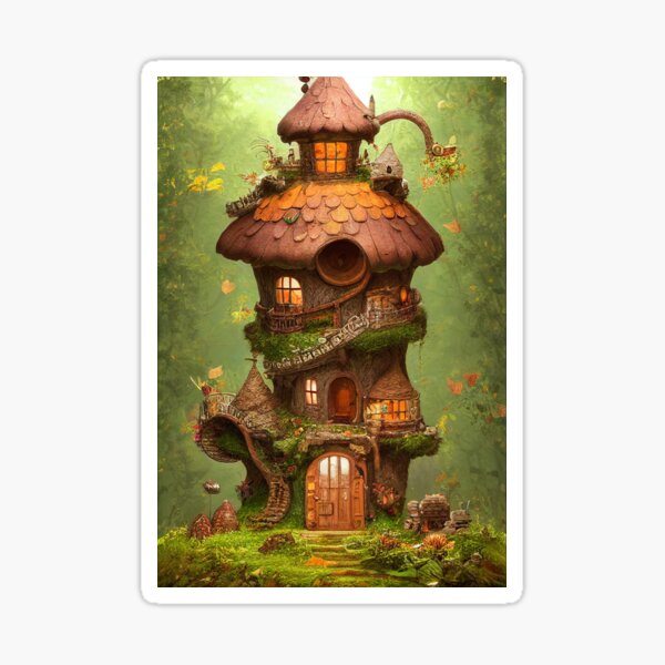 "Mouse House 3" Sticker for Sale by ArtManifestor | Redbubble