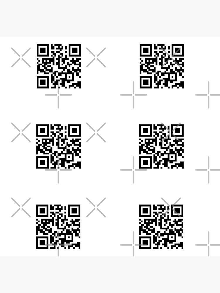 "Set 6x Useless Web QR code " Poster for Sale by zetaexe | Redbubble
