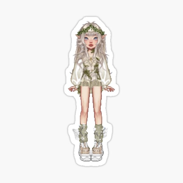 "pastel elf everskies fairy girl " Sticker for Sale by bambigirl222 ...