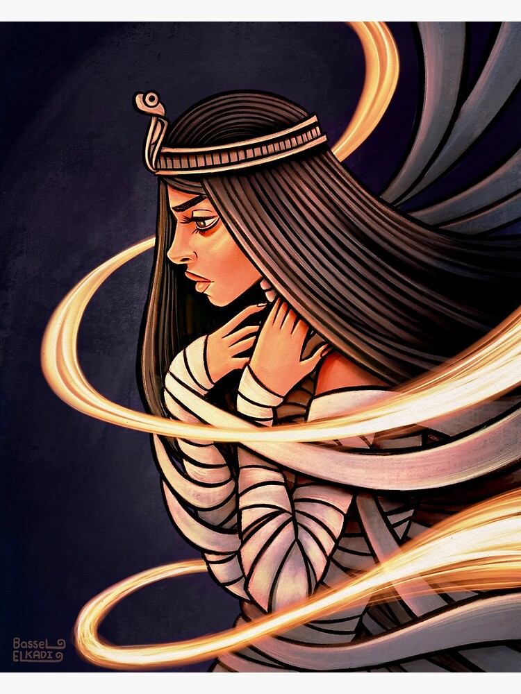 "Pharaoh Ancient Egyptian Queen Mummy " Poster for Sale by bassel ...