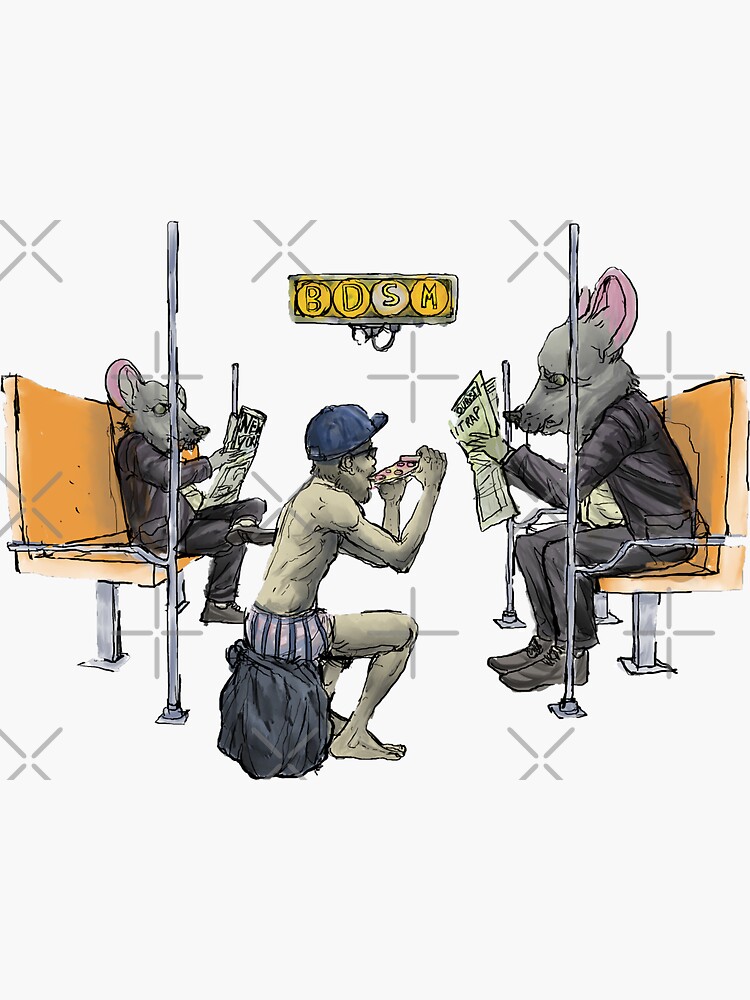 "RATS!" Sticker for Sale by NewYoinkCity | Redbubble