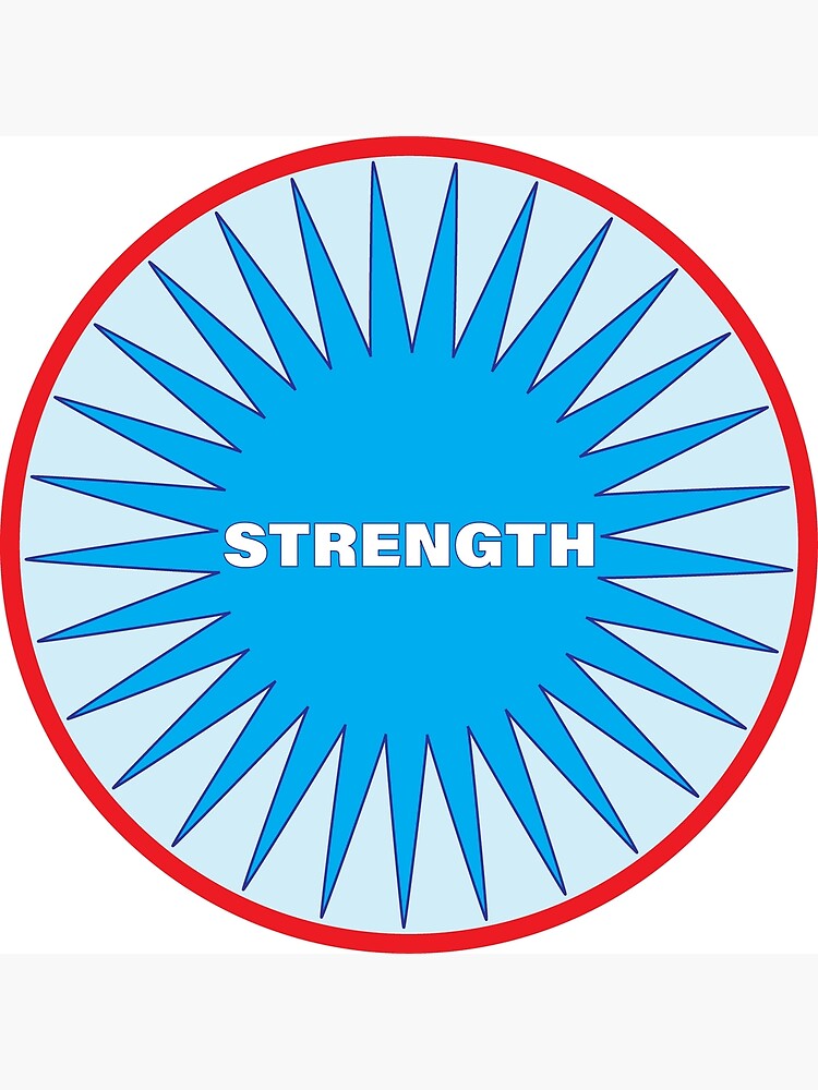 "Strength Word Art" Poster for Sale by peterscarfo | Redbubble