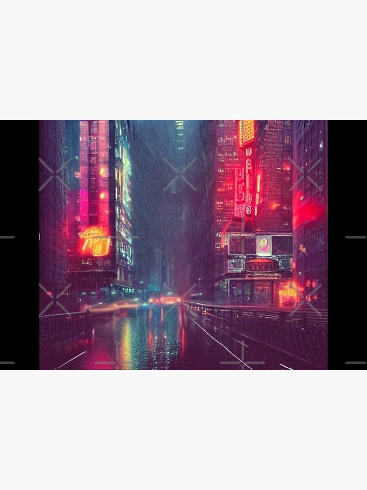 ""NEWYORK TIMES SQUARE FUTURISTIC ARTWORK"" Sticker for Sale by ...