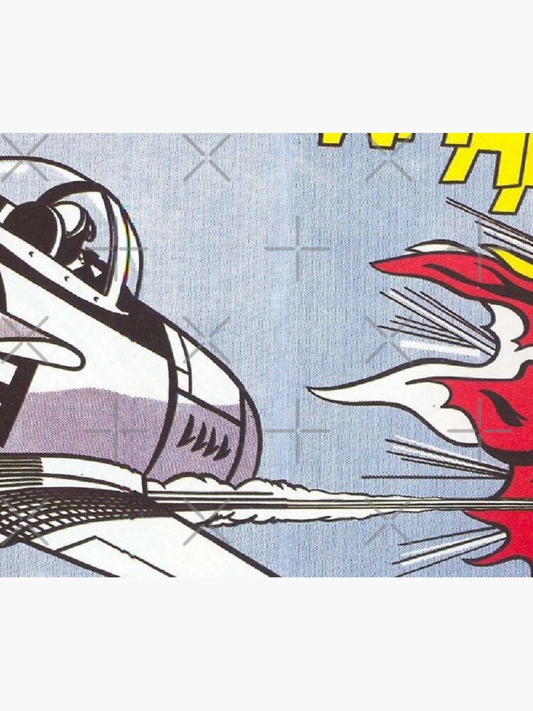"Whaam blam by roy lichtenstein " Sticker for Sale by Golido | Redbubble