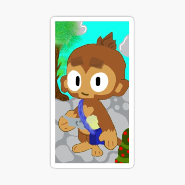 "Dart Monkey" Sticker for Sale by girlinredrocks | Redbubble