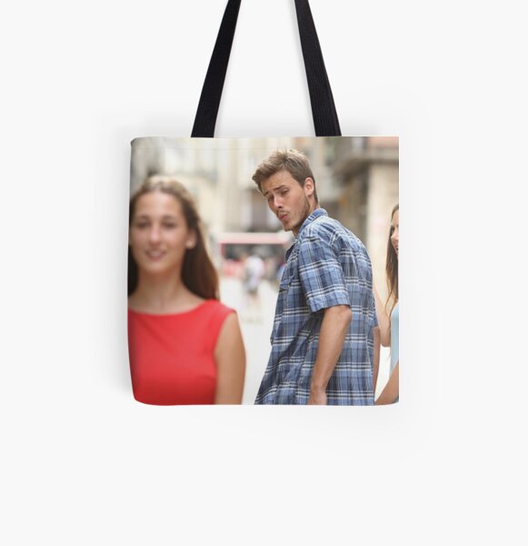 "Guy looking back meme" Tote Bag for Sale by Bebito | Redbubble