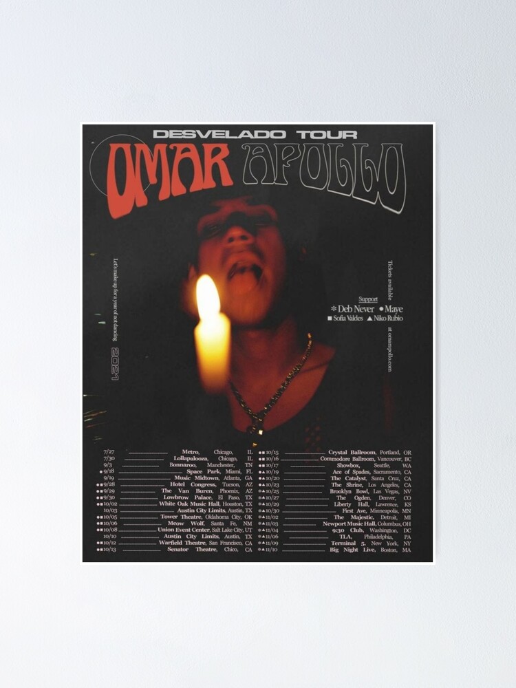 Omar Apollo Posters sold by Mila | SKU 675198 | Printerval UK