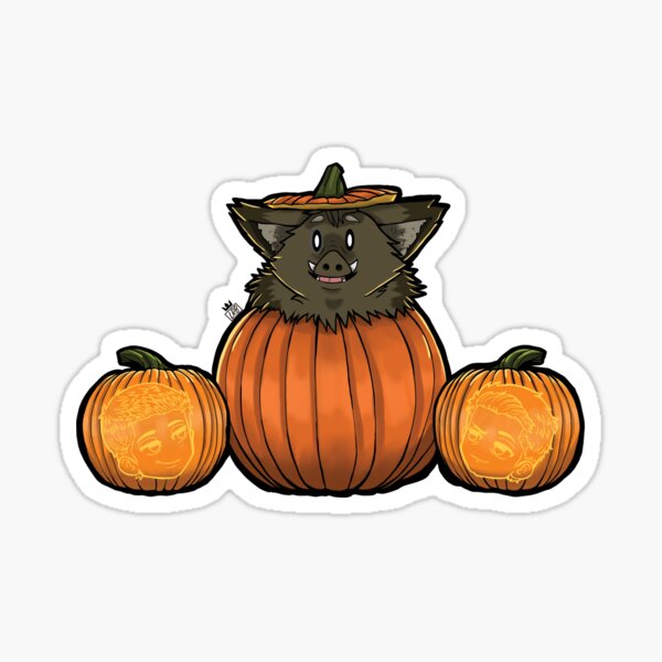 "Fatback Halloween 2022" Sticker for Sale by Ladyrandombox | Redbubble