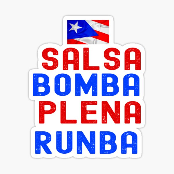 "Puerto rican music ,salsa,rumba" Sticker for Sale by erozzz | Redbubble
