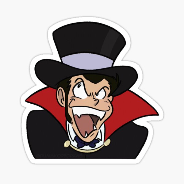 "Vampire Lupin" Sticker for Sale by thedummkopfshop | Redbubble