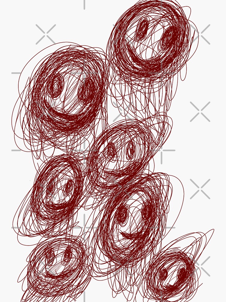 " scary smile" Sticker for Sale by cutedream | Redbubble