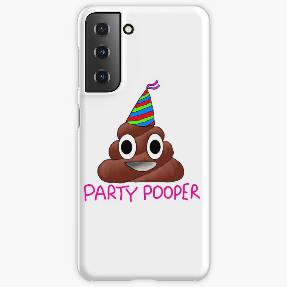 "Party Pooper - Poop Emoji" Samsung Galaxy Phone Case for Sale by ...