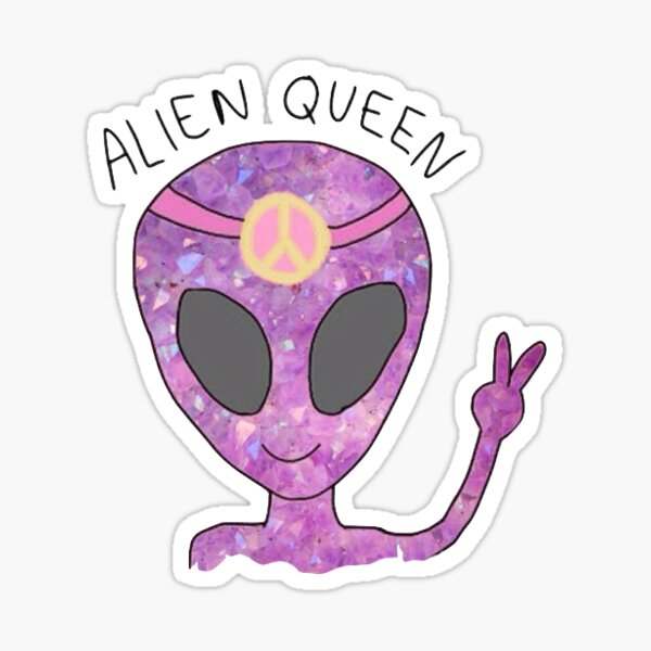" Alien Queen" Sticker by Jonrindt | Redbubble