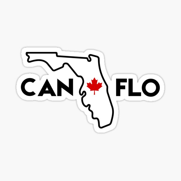"Can Flo" Sticker for Sale by FloridaEH | Redbubble