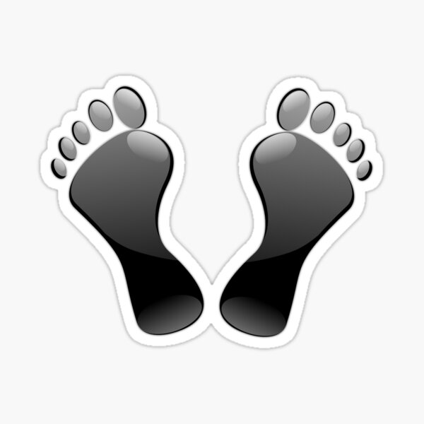 "Beach Feet" Sticker by EpicBeast | Redbubble