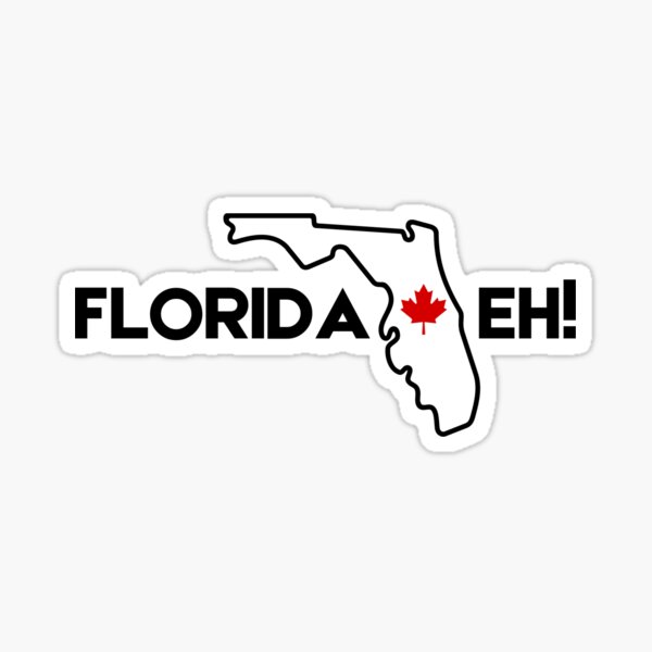 "Florida eh!" Sticker for Sale by FloridaEH | Redbubble