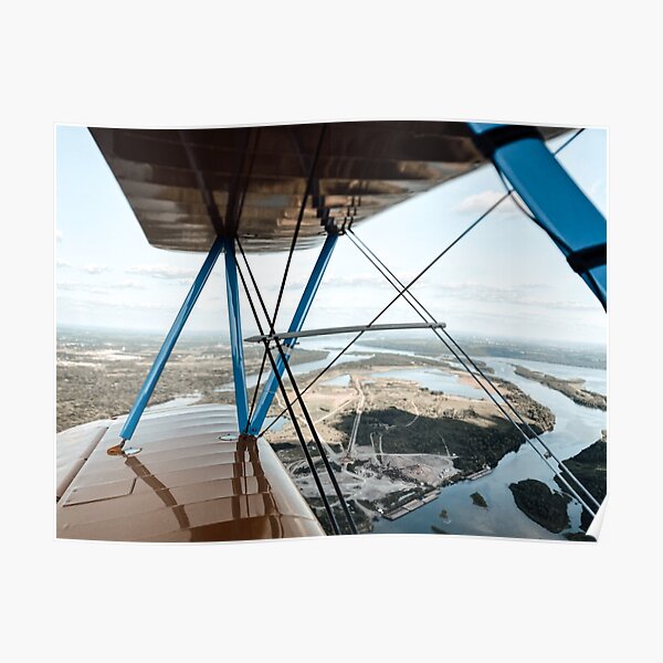 "Stearman Biplane" Poster for Sale by adventuresofh | Redbubble