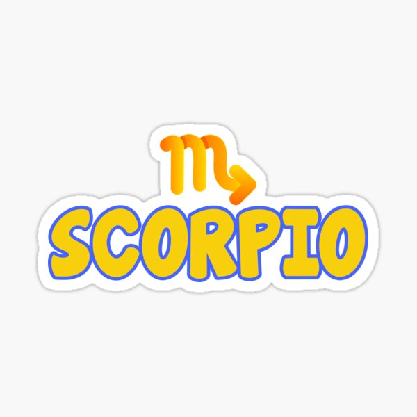 "Scorpio" Sticker for Sale by astrozodiac2021 | Redbubble