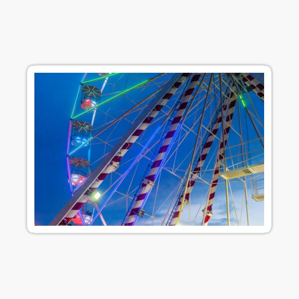 "ferris wheel 2" Sticker for Sale by KensLensDesigns | Redbubble