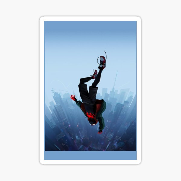 "Miles Morales" Sticker for Sale by tasfinoendoa | Redbubble