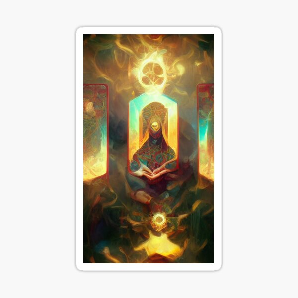 "Oracles, Three: " Sticker for Sale by bedim | Redbubble