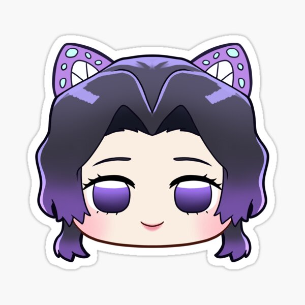 "Shinobu Demon Slayer Chibi" Sticker for Sale by IntrovertMochi | Redbubble