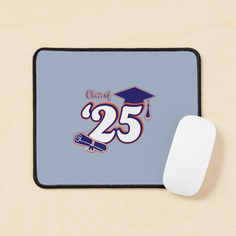 "Class of 2025 Graduation Design (Orange and Blue)" Sticker for Sale by ...
