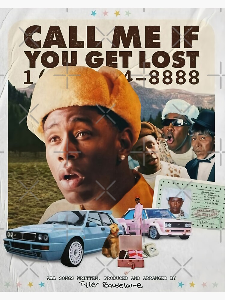 "Tyler Call Me" Sticker for Sale by Carolemmm | Redbubble