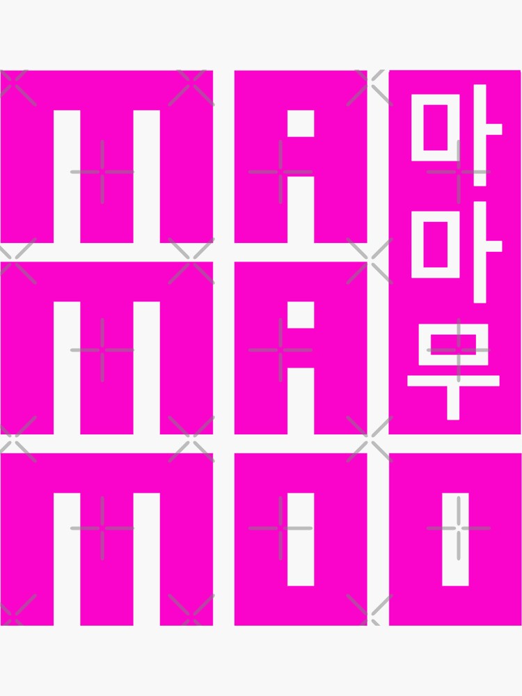 "MAMAMOO (마마무) Pink" Sticker for Sale by AliffStudio | Redbubble