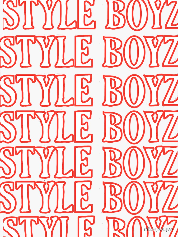 "STYLE BOYZ" Sticker for Sale by gobbeecompany | Redbubble