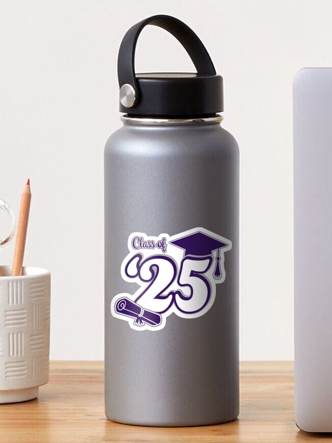 "Class of 2025 Graduation Design (Purple and Grey)" Sticker for Sale by ...