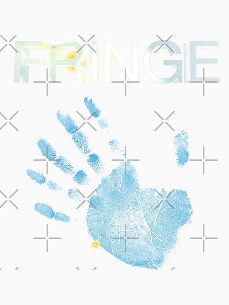 "Fringe TV Series logo hand" Sticker for Sale by porrashilkd | Redbubble