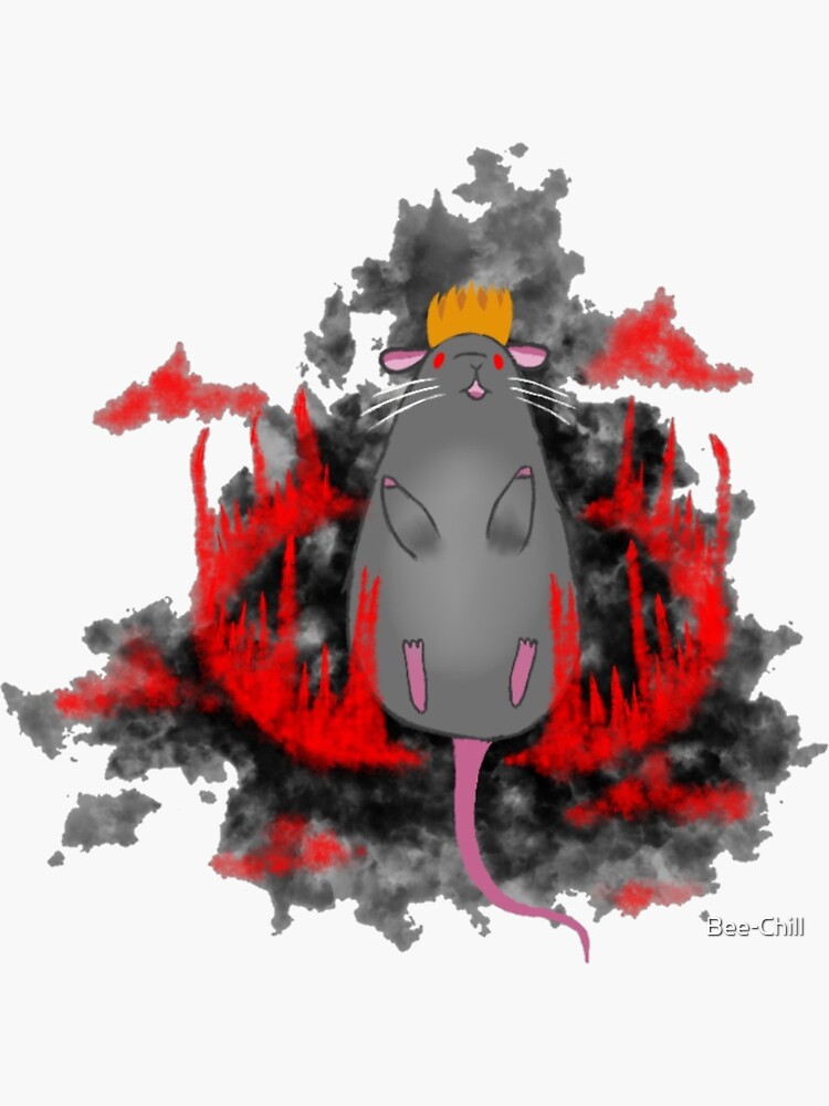"rat overlord " Sticker for Sale by Bee-Chill | Redbubble