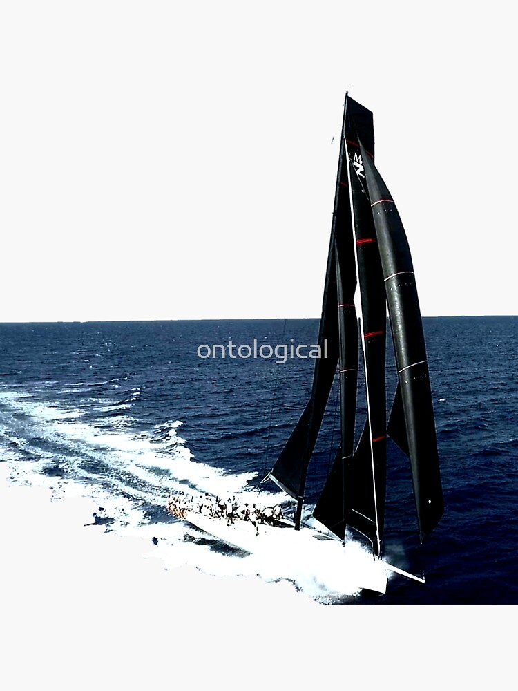 "Inshore Racing " Sticker for Sale by ontological | Redbubble