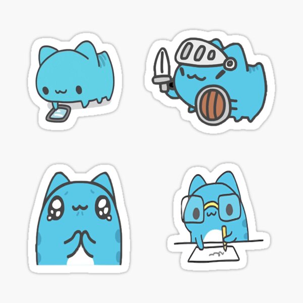 "Bugcat Capoo " Sticker for Sale by QuanThailandS | Redbubble