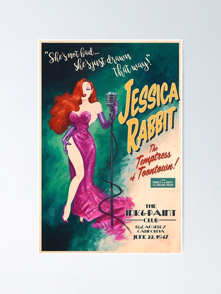 "Who Framed Roger Rabbit" Poster for Sale by kershaweML | Redbubble