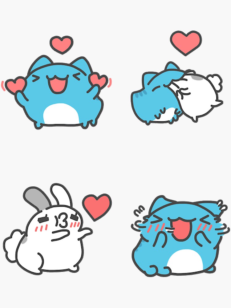 "Bugcat Capoo " Sticker for Sale by QuanThailandS | Redbubble