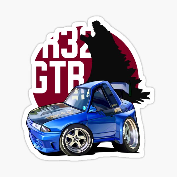 "Skyline R32" Sticker for Sale by zakihamdani07 | Redbubble