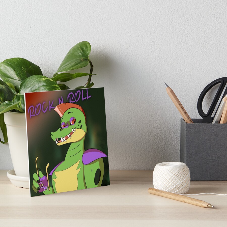 "Five Nights at Freddy’s Security Breach Monty Gator Rock n Roll" Art ...