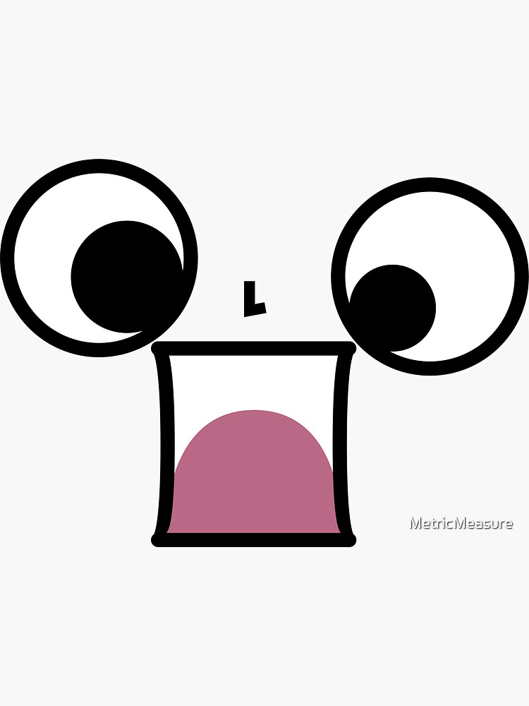 "Derp Face" Sticker by MetricMeasure | Redbubble