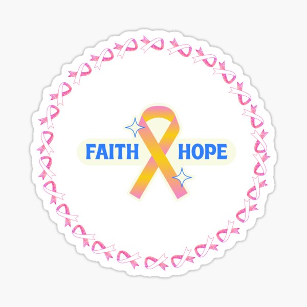 " Faith and Hope 2" Sticker for Sale by BladaDesign | Redbubble