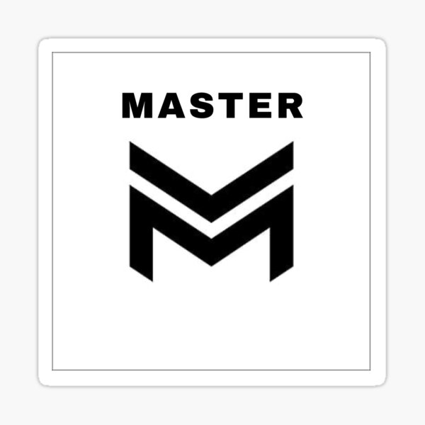 "MASTER logo" Sticker for Sale by sachirabandara | Redbubble