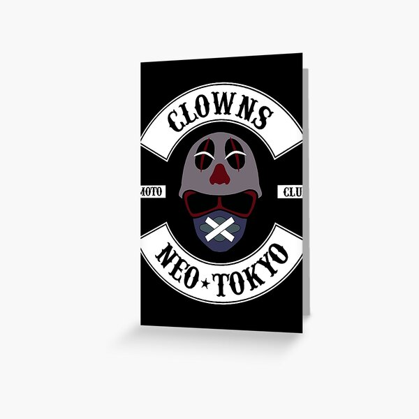 "The Clown Motorcycle Club - Neo Tokyo (Akira)" Greeting Card for Sale ...