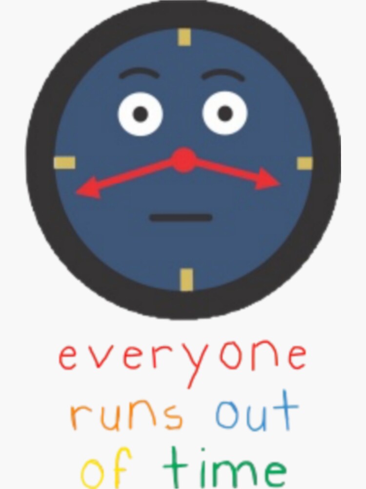 "Tony the talking clock " Sticker for Sale by 07Rain | Redbubble